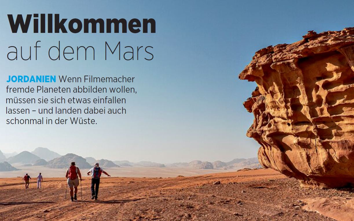 Mitteldeutsche Zeitung: Jordanien - Willkommen auf dem Mars ...
